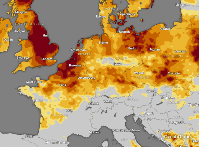 Actualités météo: La dépression JANA apporte vents violents et fortes ...