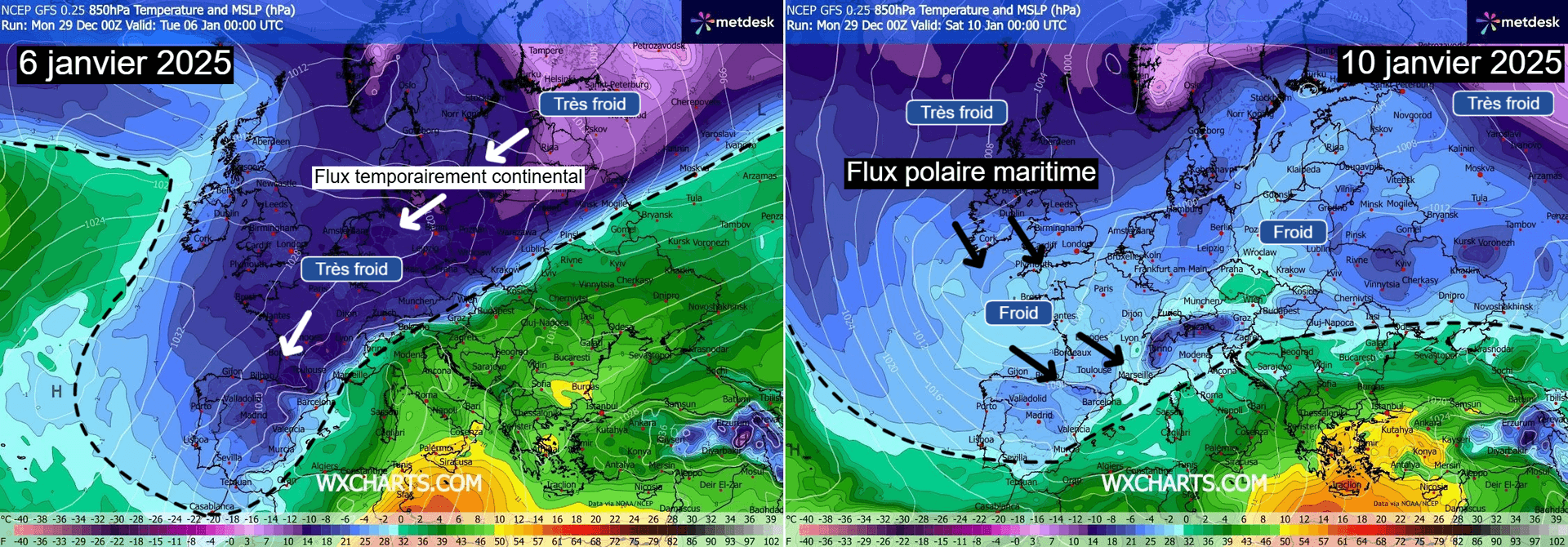 Alerte aux signaux de vraie vague de froid pour début janvier 30/12/2025
