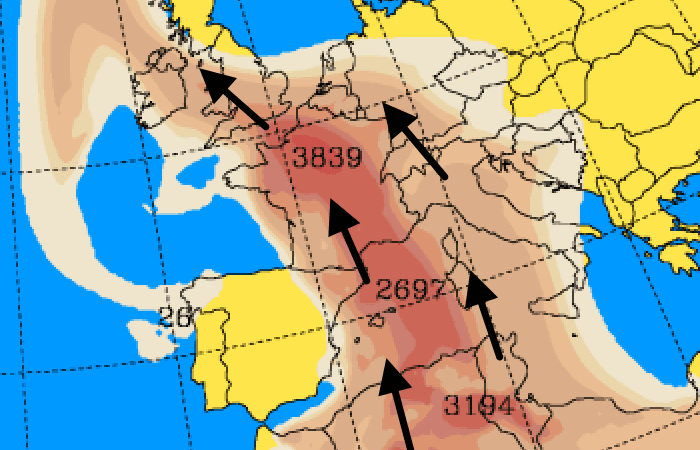 Sable du Sahara dans le ciel de France jeudi et vendredi 20/03/2025