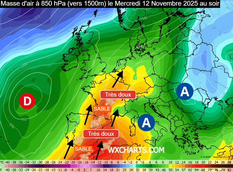 Alerte météo : du sable du Sahara menace la France : quelles ...