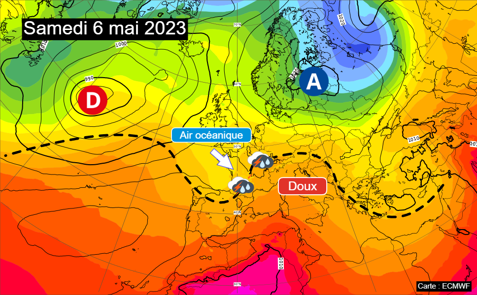 Actualités météo: Pluies, orages et grêle : un long week-end du 8 mai ...