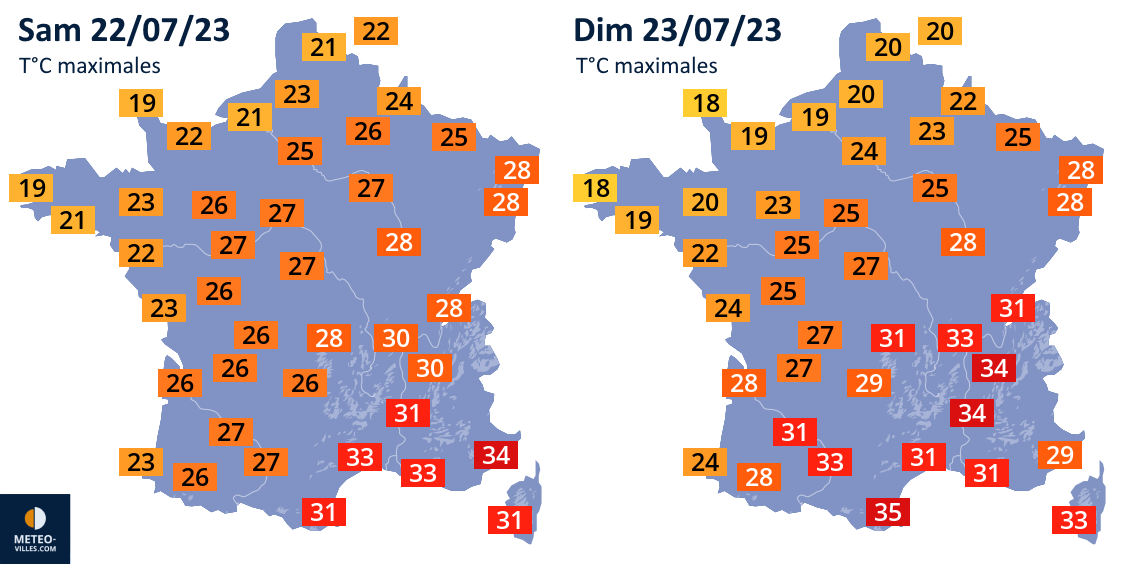 Actualités météo: Vers une fin juillet fraîche et instable, notamment ...