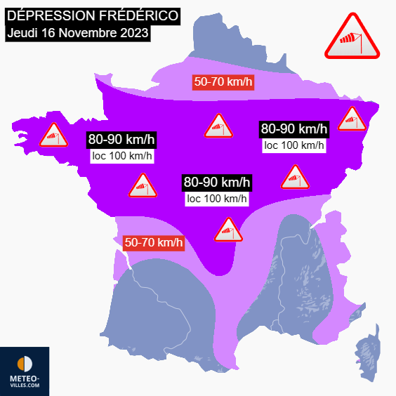 Actualités météo: Dépression Frédérico ce jeudi : fort coup de vent et ... Actualités météo: Dépression Frédérico ce jeudi : fort coup de vent et ...