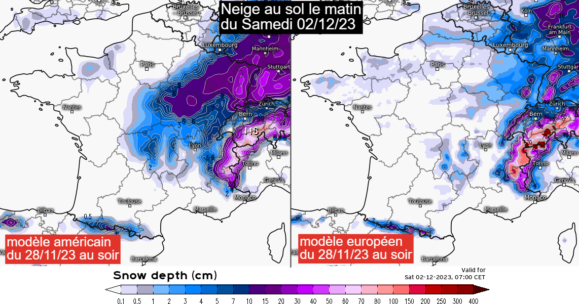 Actualités météo: Risques de neige en plaine ces prochains jours : prévisions et incertitudes 28 ...